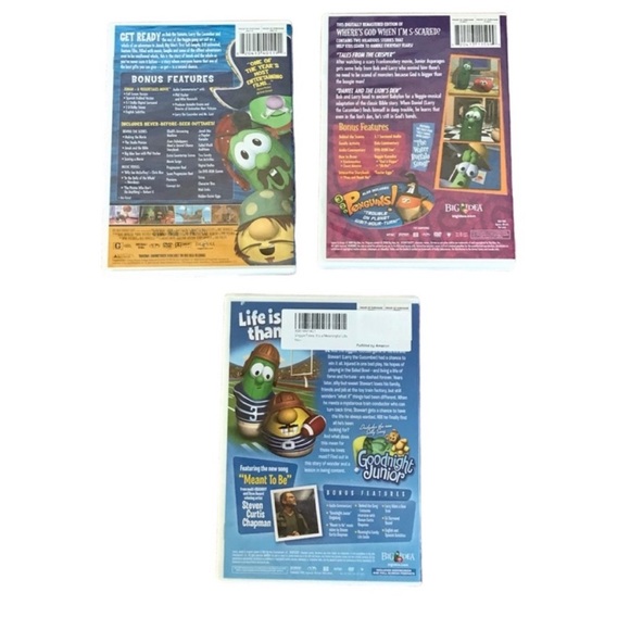 Big Idea | Media | Veggietales Learn A Lesson 3 Dvds | Poshmark